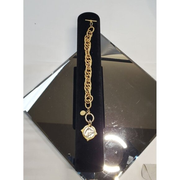 Susan Shaw | Jewelry | Vintage Susan Shaw Signed Toggle Bracelet Horse ...